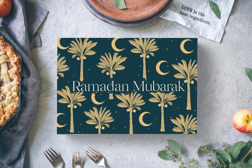Preorder - Ramadan Iftar Box | Treat Boxes - Block Print Palm Tree ...